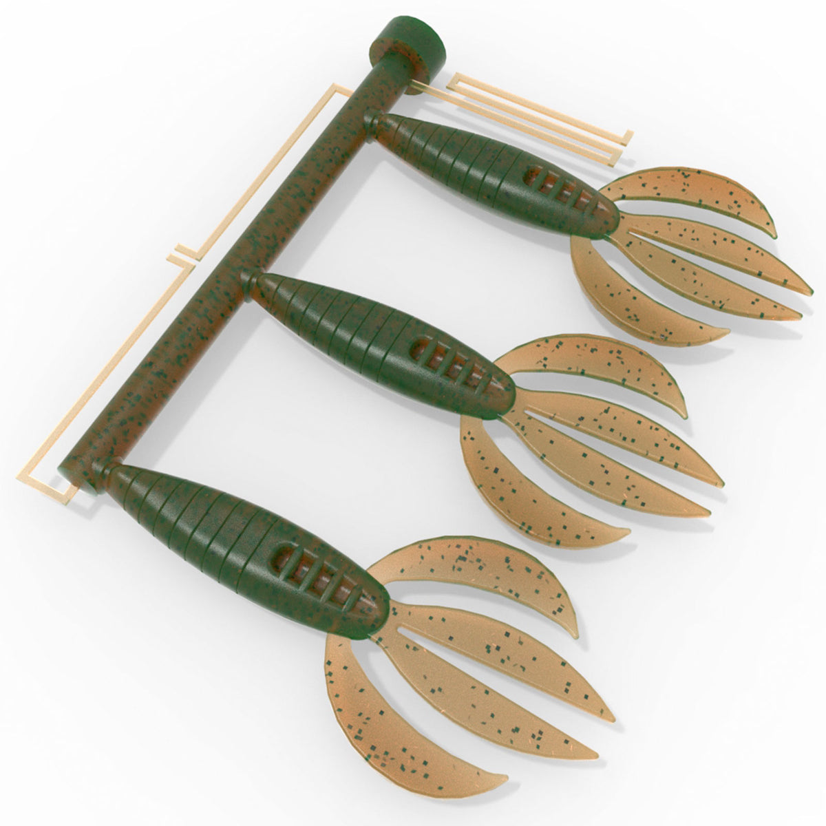 Aluminum Injection Soft Plastic Lure Multi-Cavitiy Mold For Pit Boss C ...