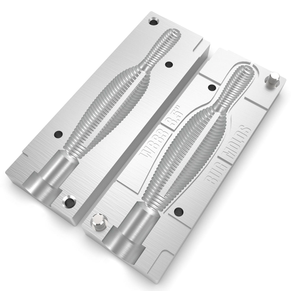 Aluminum Injection Soft Plastic Lure Mold For Yamatanuki Stick 3.5 ...