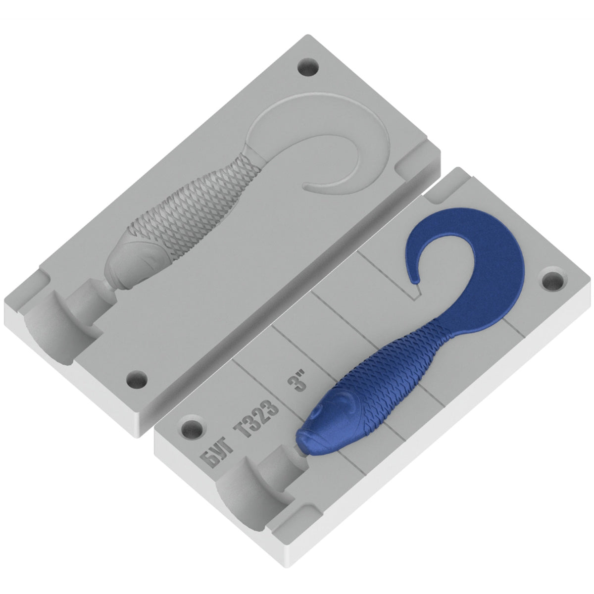 Our high quality stone mold to make your favorite soft lures – Bugmolds USA